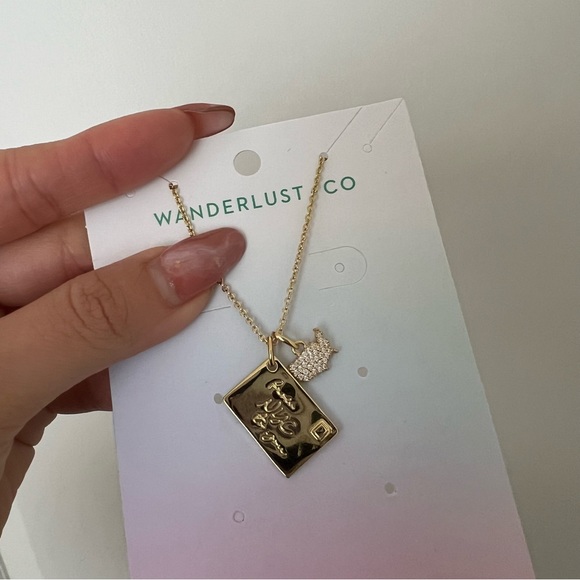 Accessories | Wanderlust Co A Letter From Oz Gold Necklace | Poshmark
